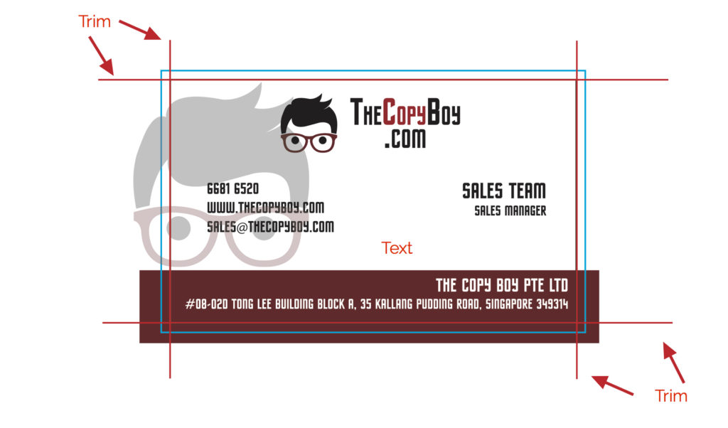 Bleed/Safe Area – The Copy Boy