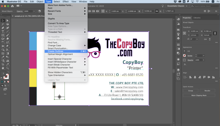 Creating Outlines & Embedding Images – The Copy Boy