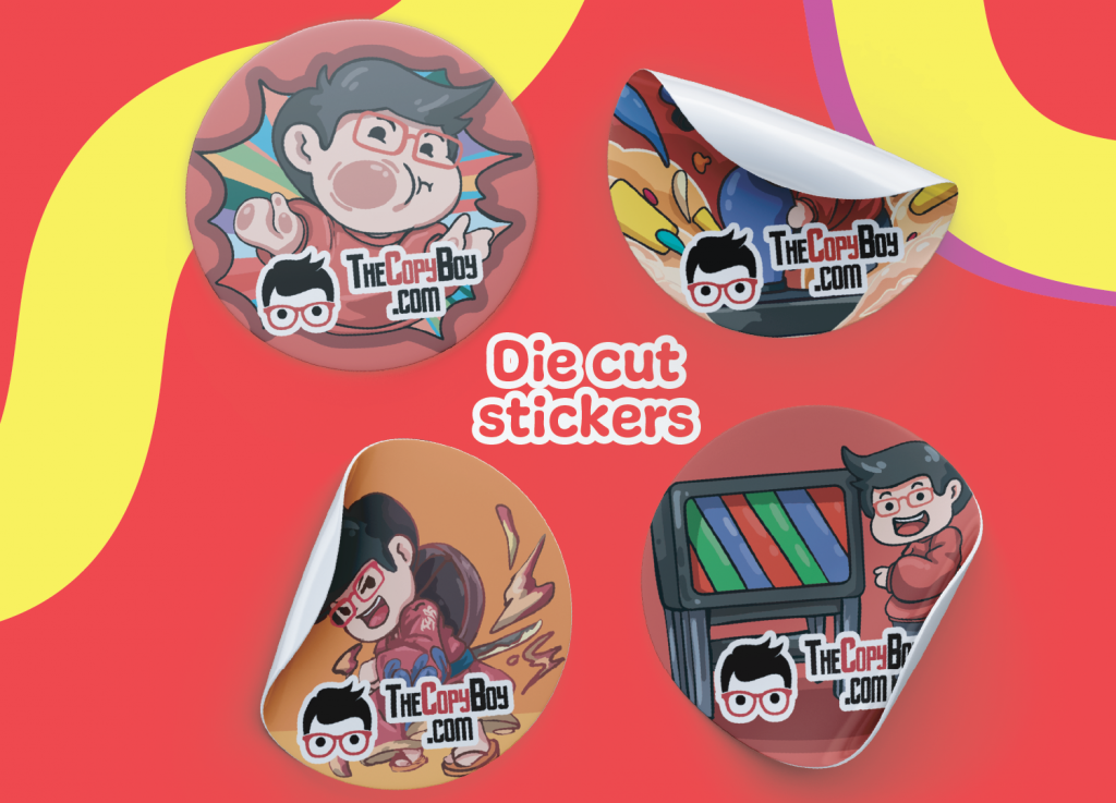 Mirrorkote Stickers Labels (Die-cut) – The Copy Boy