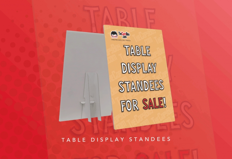 Table Display Standees – The Copy Boy